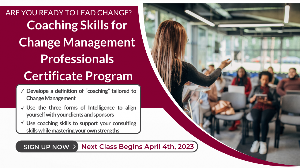 Coaching Skills for Change Management Professionals